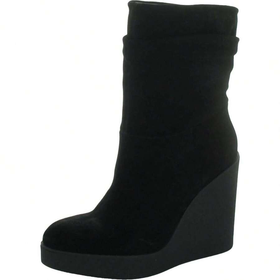 Jessica Simpson Mynette Womens Suede Pull On Mid-Calf Boots | SHEIN USA