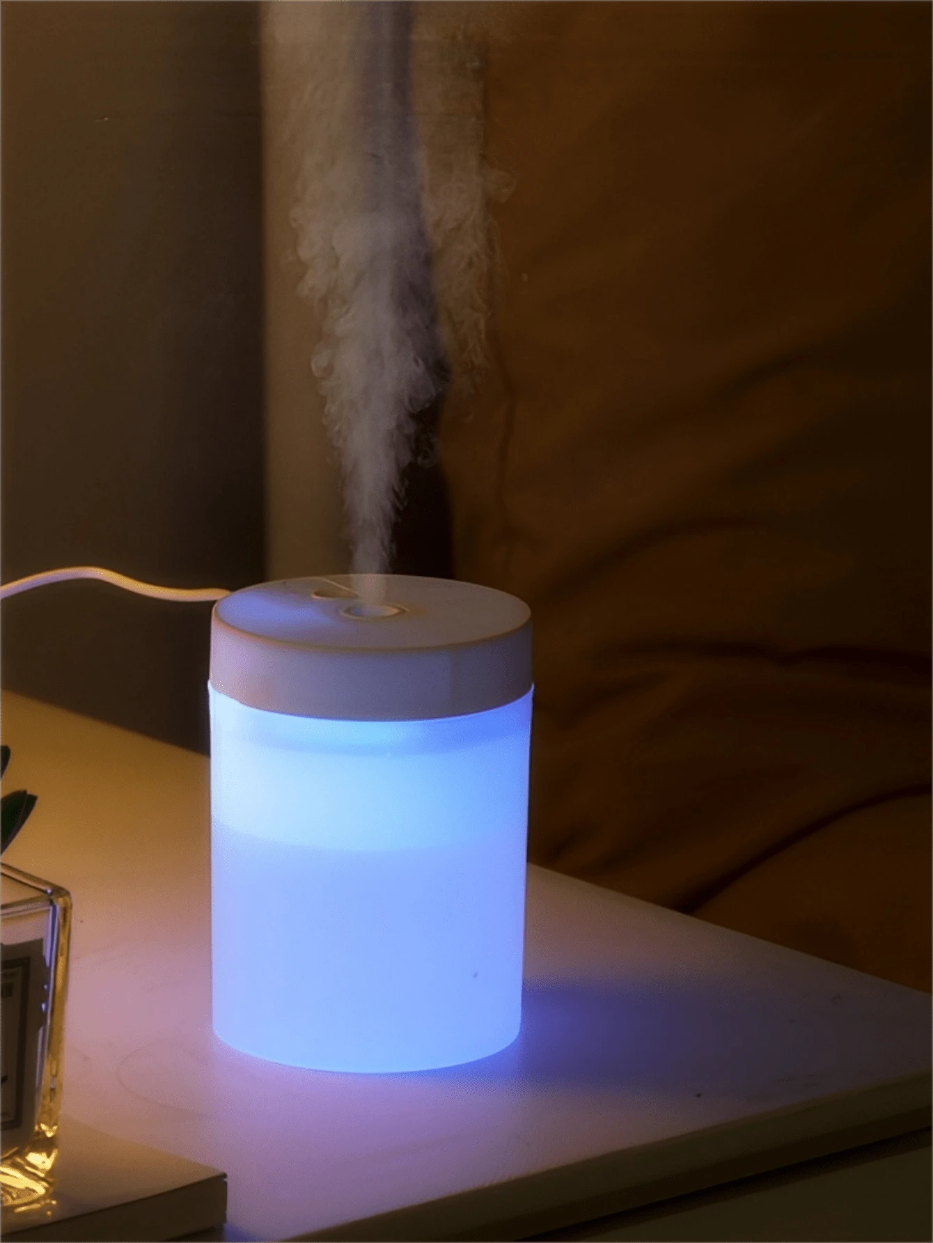 1pc Mini Humidifier, 200ml USB Quiet Humidifier For Bedroom, Home & Car ...