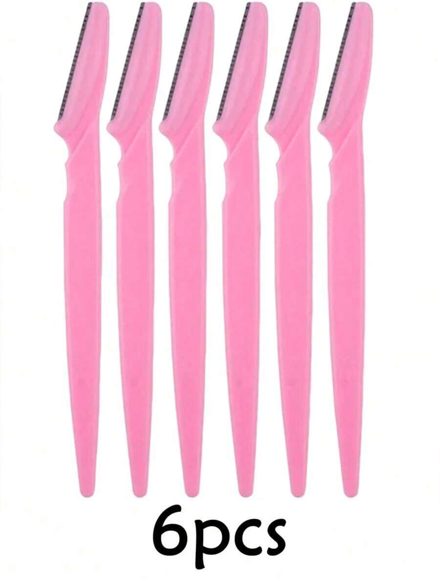 6/12pcs Eyebrow Razor Set, Women Facial And Body Hair Removal Trimmers ...