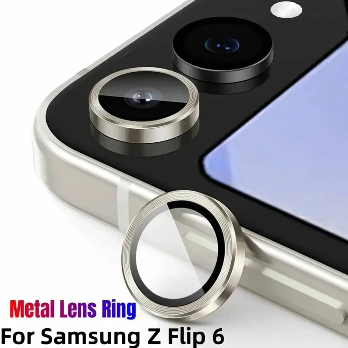 Compatible With Samsung Z Flip 6 Metal Camera Protection Ring ...
