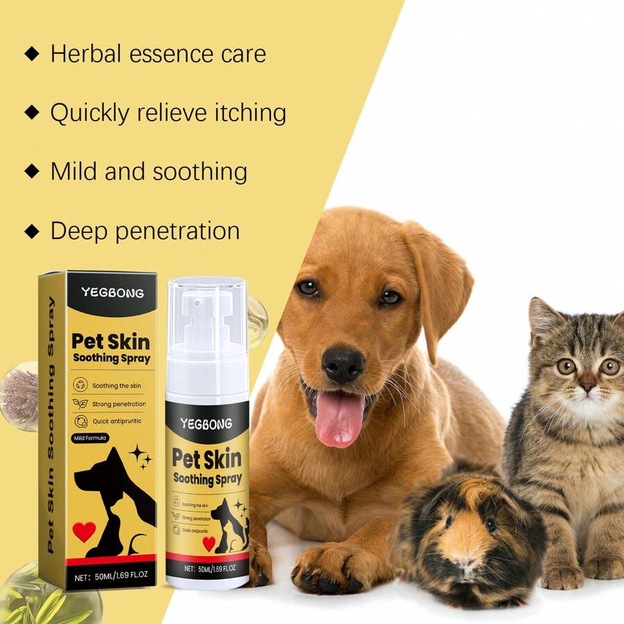 YEGBONG Pet Skin Care Spray, With Gentle Ingredients To Soothe Pet Skin ...
