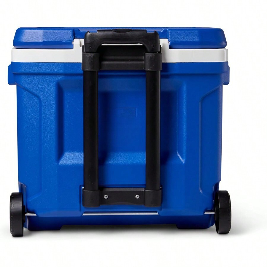 28 Qt Blue Wheeled Cooler With Locking Telescoping Handle | SHEIN USA