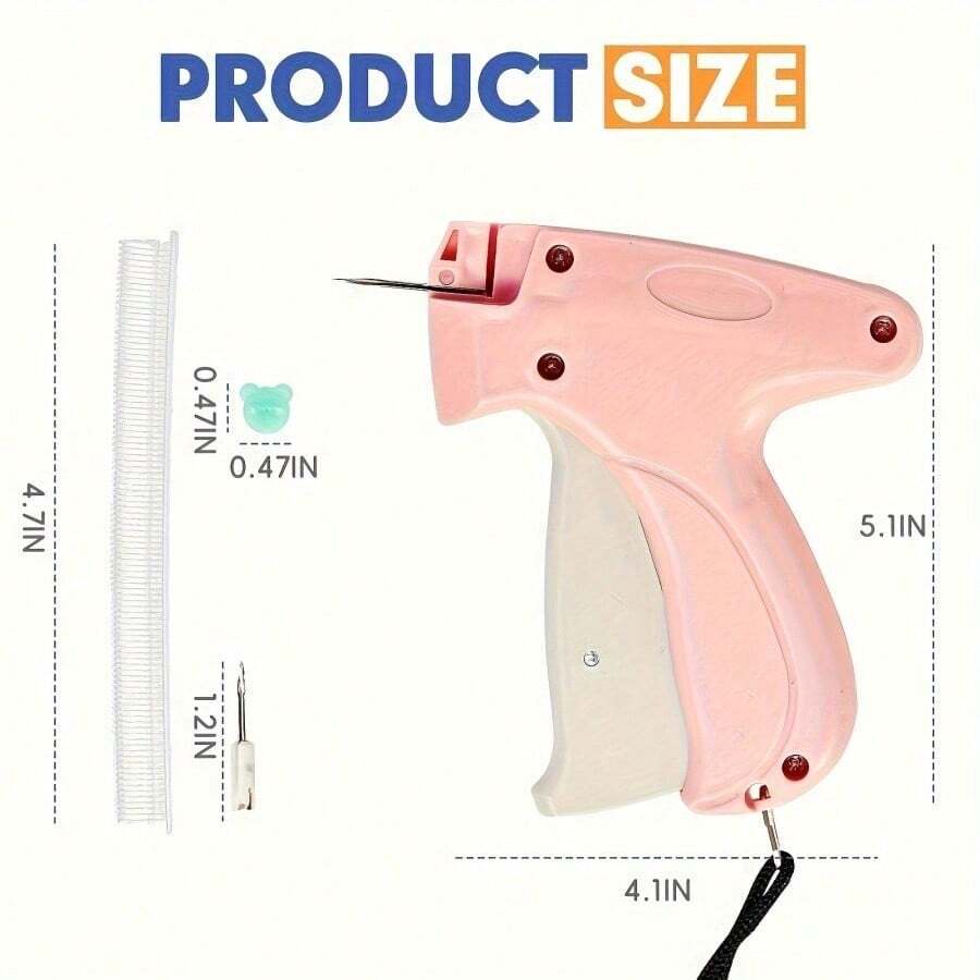 Quick Clothing Fixer Consulbefor Sewing Machine Quilt Tacking Gun Micro ...