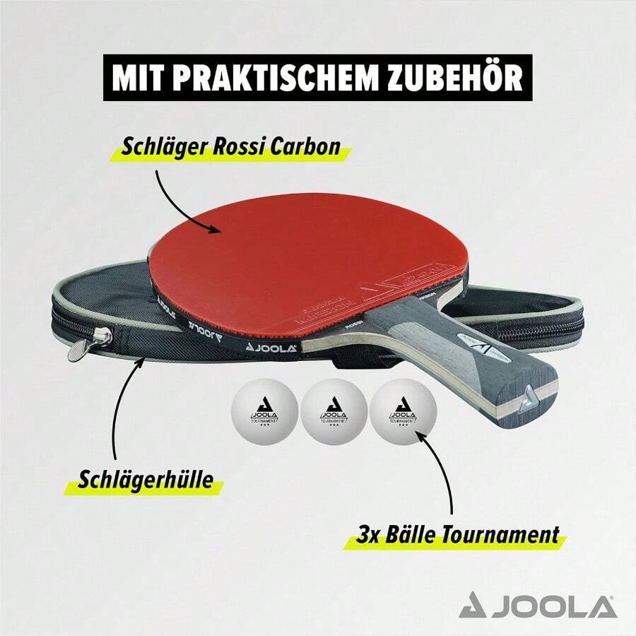 JOOLA ITTF Approved Professional Table Tennis Bat Infinity Carbon Mega ...