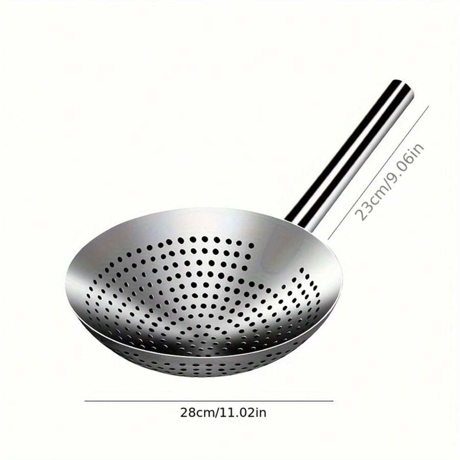 1pc Oil Skimmer Pasta Strainer 11 Inch Stainless Steel Kitchen Utensils ...