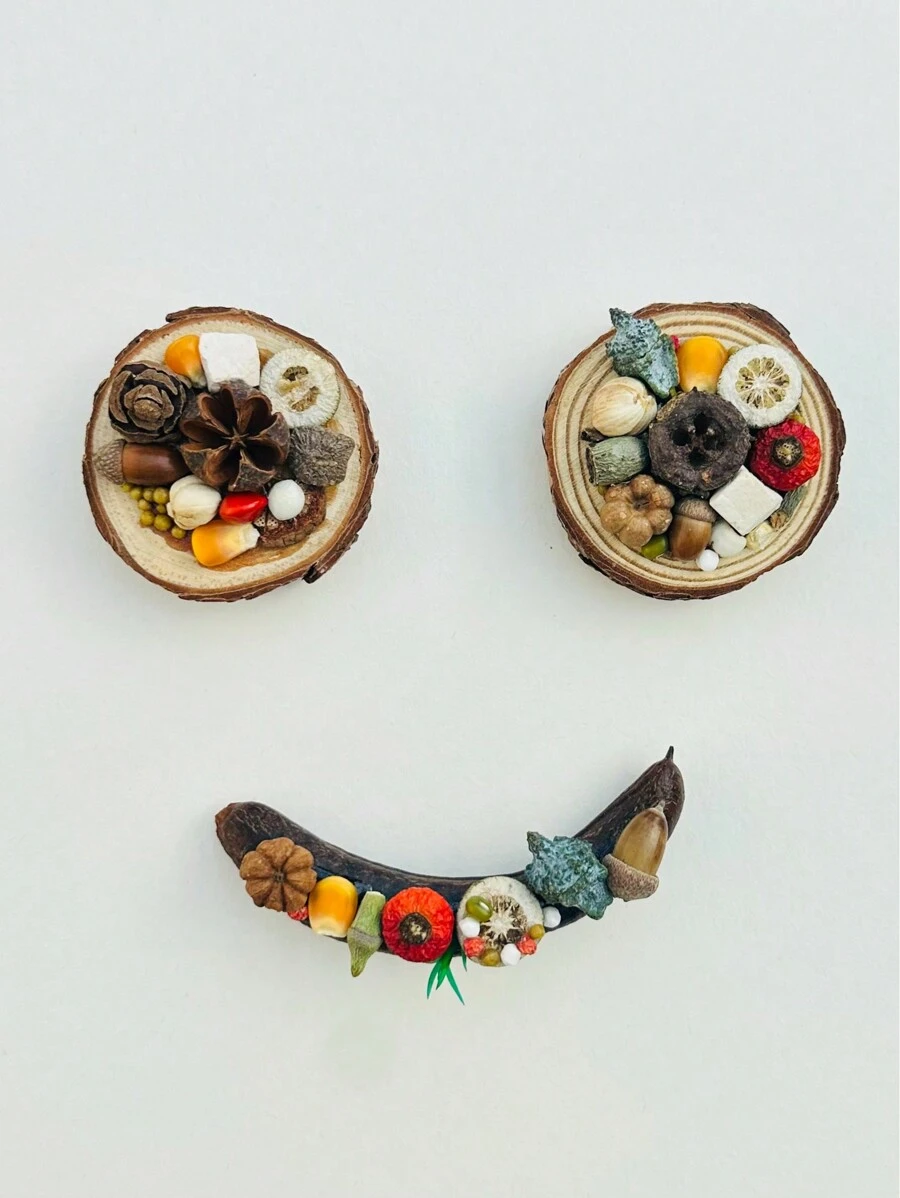 Retro Forest Dried Fruit Fridge Magnets, Eternal Plant Fruit ...