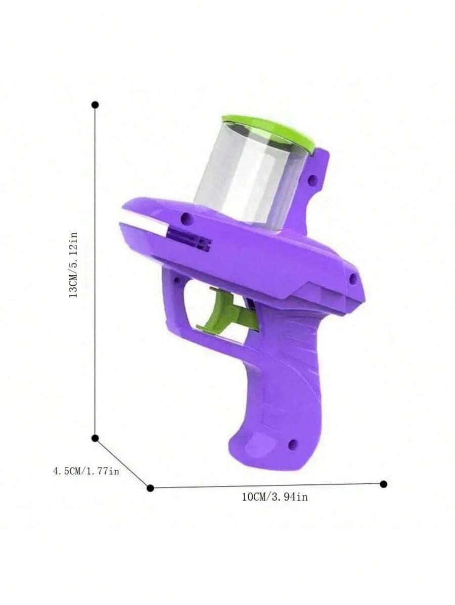1pc Random Colors Turnip Gun Shooting Flying Disc Toy Soft Projectile ...
