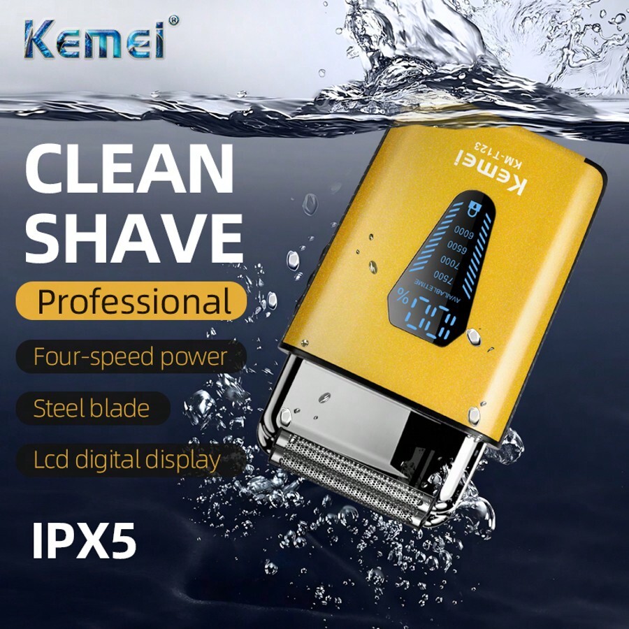 Kemei Tondeuse à cheveux électrique professionnelle Kemei, 8500 tours ...