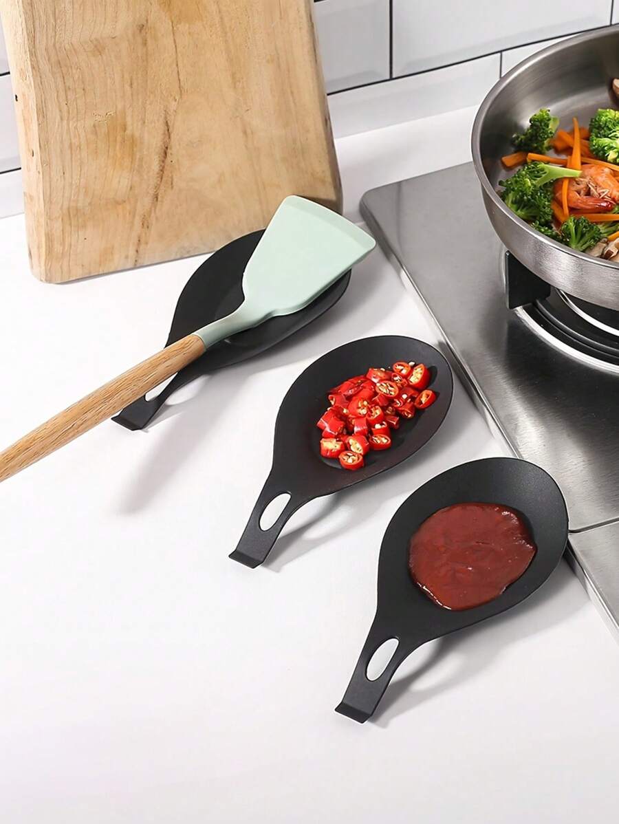 Spoon Mat Easy To Clean, Home Kitchenware Mat Silicone Shelf Spoon Mat Insulated Spoon Mat ...