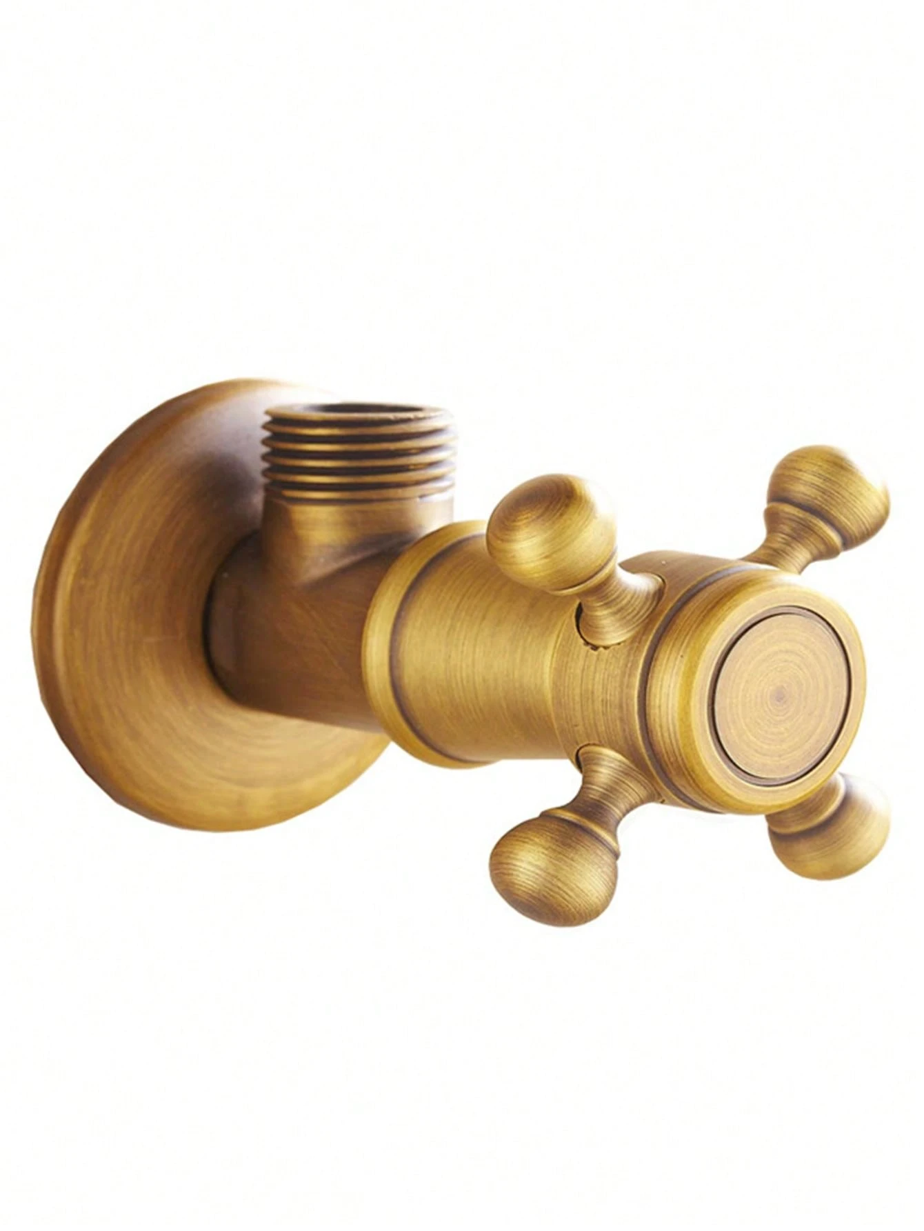 European-Style Copper Antique Water Heater Triangle Valve Thickened ...