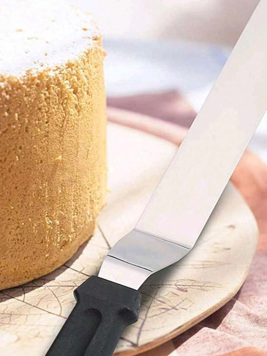 1/3pcs Cake Scraper Set, Icing Scraper Set Stainless Steel Offset Cake ...