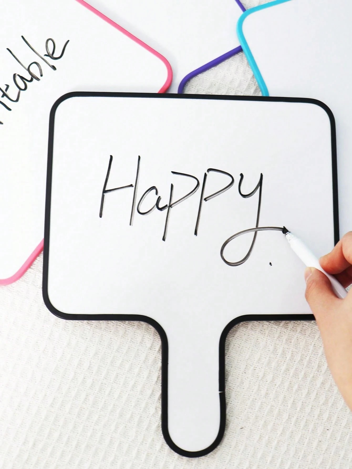 hoojojo 1 Pc Double-Sided Dry Erase Board, 4 Colors, Drawing Board, DIY ...