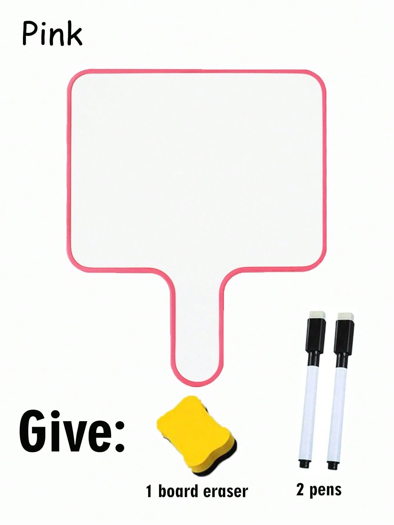 hoojojo 1 Pc Double-Sided Dry Erase Board, 4 Colors, Drawing Board, DIY ...