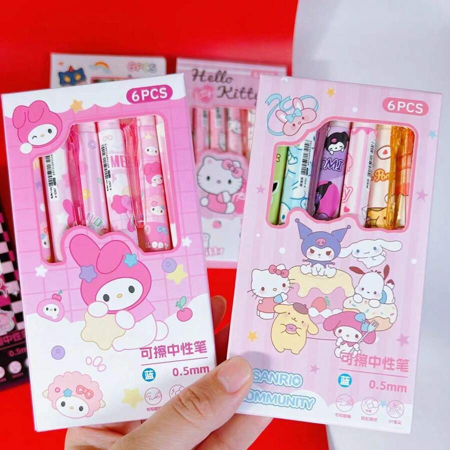 Sanrio Sanrio Erasable Retractable Pen For Students, Ergonomic Hot ...