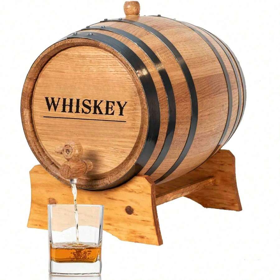 Personalized 3 Liter Oak Aging Barrel With Stand, Bung, And Spigot ...