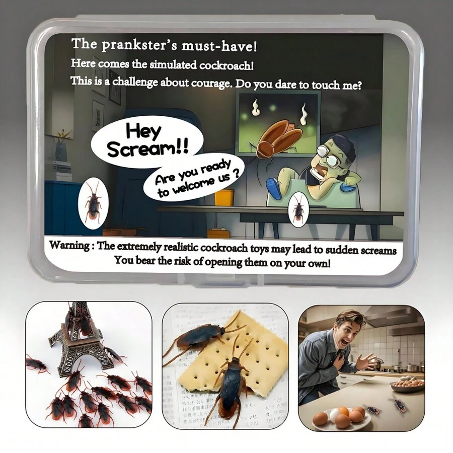 10 a 15 Brinquedos Artificiais de Barata | Prank Props Extremamente ...