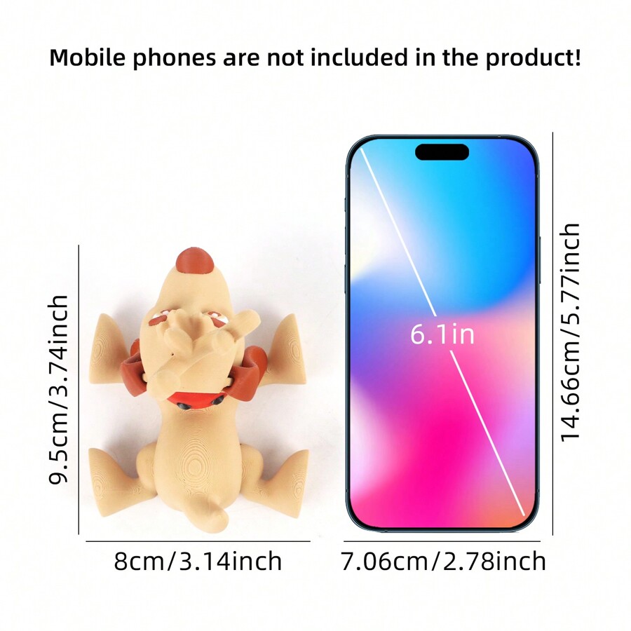 3D Printed Deer Head Dachshund, Multicolor 3D Printed Model Figurine ...