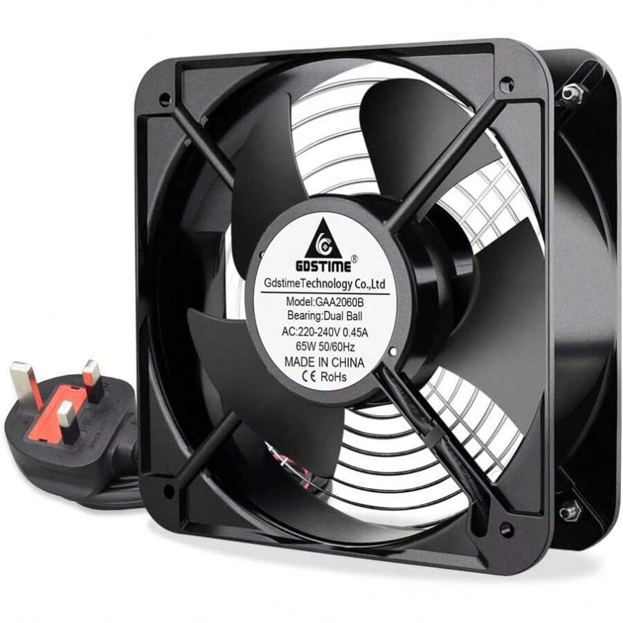 GDSTIME AC 220V Fan 200 X 60mm Axial Cooling Fan 240V 200mm X 200mm X ...