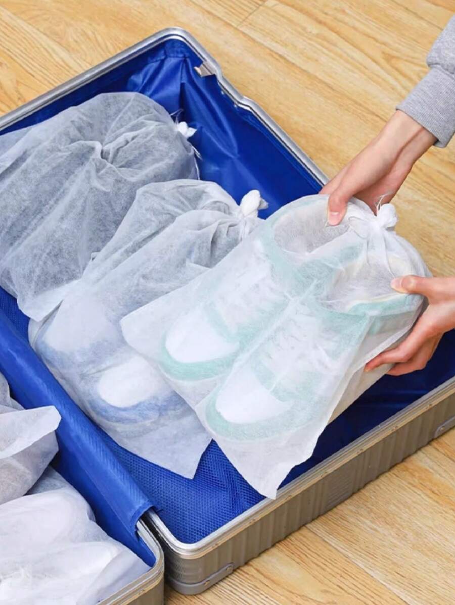 10/20/50/100pcs Disposable Non-Woven Fabric Shoe Storage Dust Cover ...
