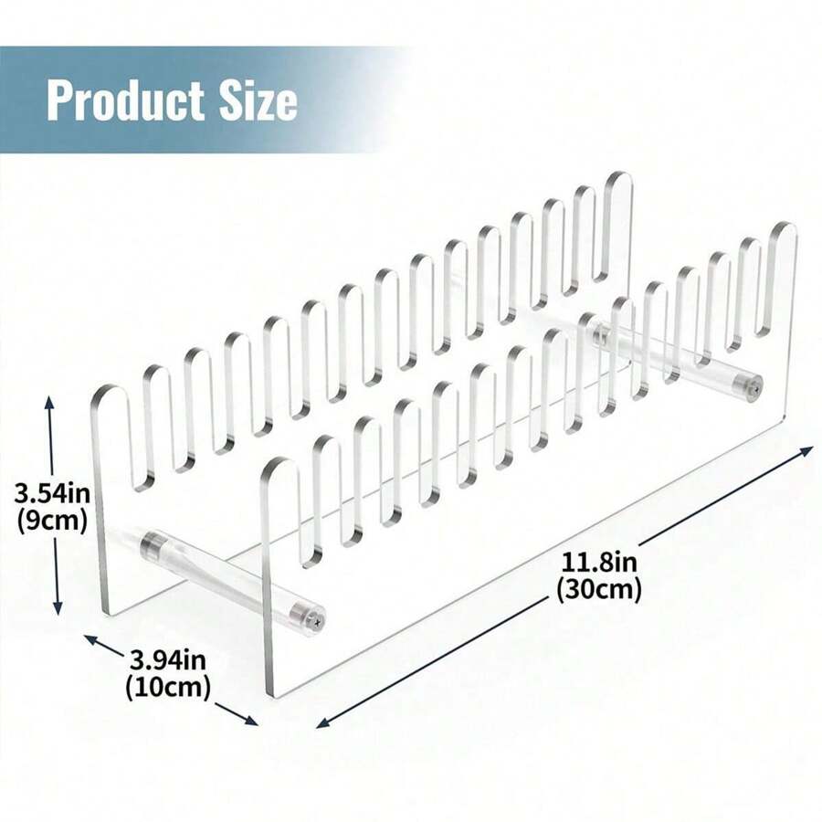 1 Pc 14 Tier Acrylic Greeting Card Display Stand Portable Card Display ...