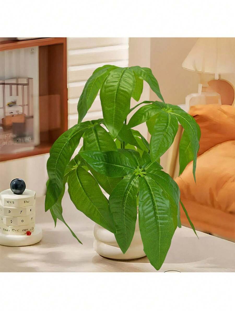 1pc Artificial Money Tree Green Plant Decoration, Suitable For Outdoor ...