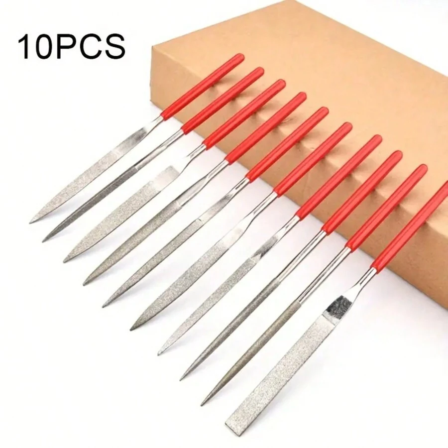 Professional 10-Piece Set Guitar Fret File Set, Luthier Tool For Fret ...