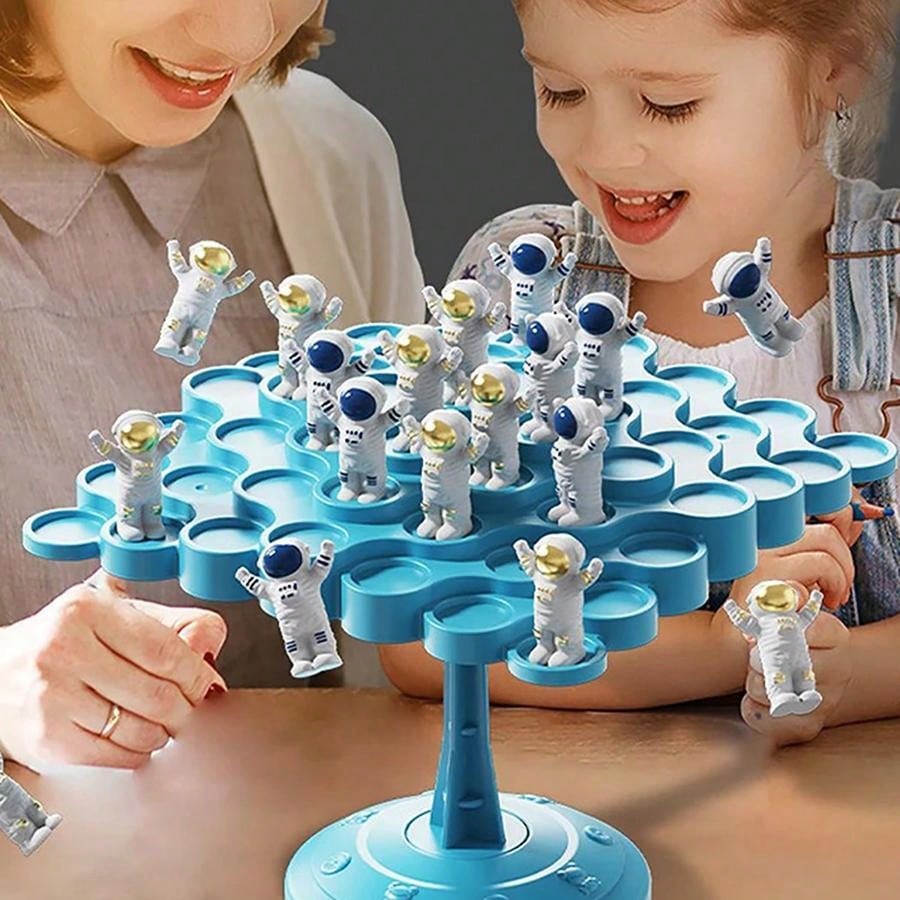 Kids Balance Tree Board Game Astronauts Frog Balance Board Tabletop ...