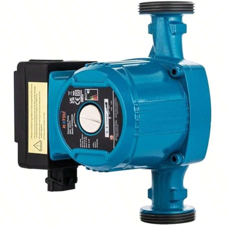 KATSU Tools 90W Central Heating Hot Water Circulating Pump 3 Adjustable ...