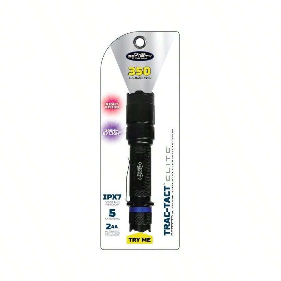 Police Security Flashlights Trac Tact 2AA 5 In 1 Flashlight - As Seen ...
