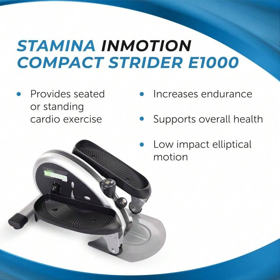 Stamina Inmotion Compact Strider Foot Exercise Machine - Under Desk ...