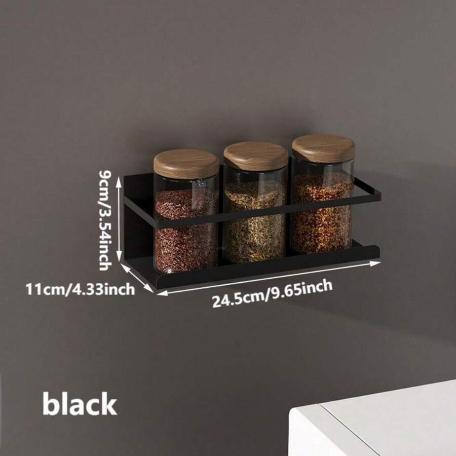 Magnetic Spice Rack For Kitchen Wall Mounting, Multi-Function Storage ...