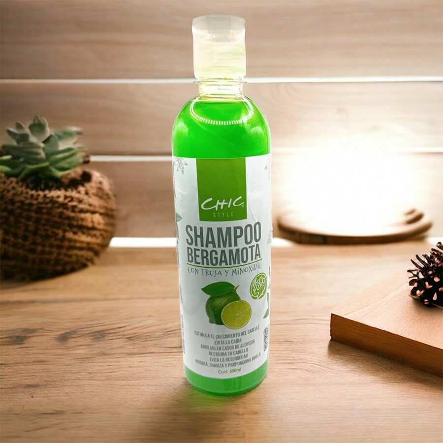 Bergamot Shampoo With Truja And Minoxidil-Anti-Hair Loss-Strengthens ...