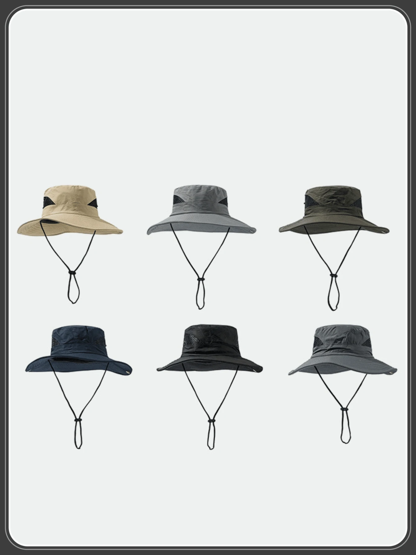 Sun Bucket Hat For Men Women Wide Brim UPF 50+ Bucket Fishing & Beach ...