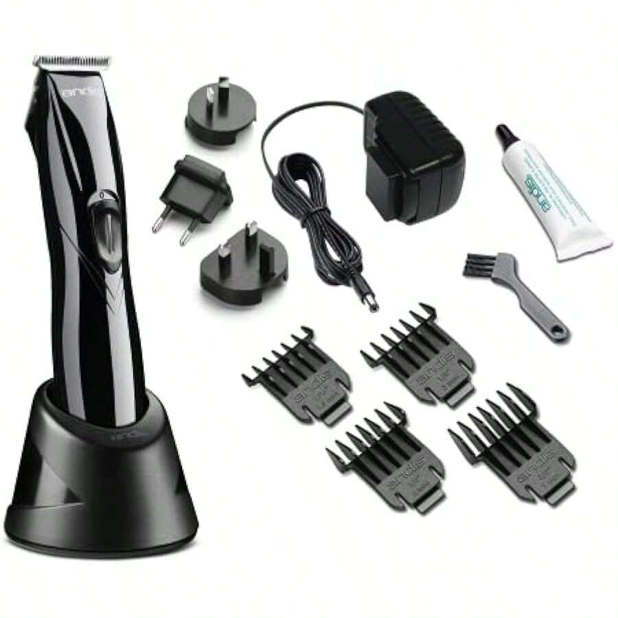 Andis - D-8 Slim-Line Pro Li Cord/Cordless Rechargeable T-Blade Trimmer ...