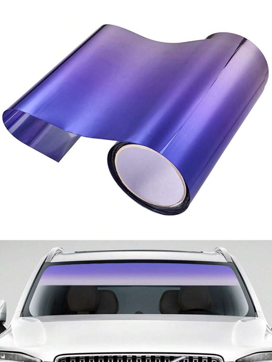 30cm X 150cm Automotive Front Windshield Heat Insulation Sunshade Film ...