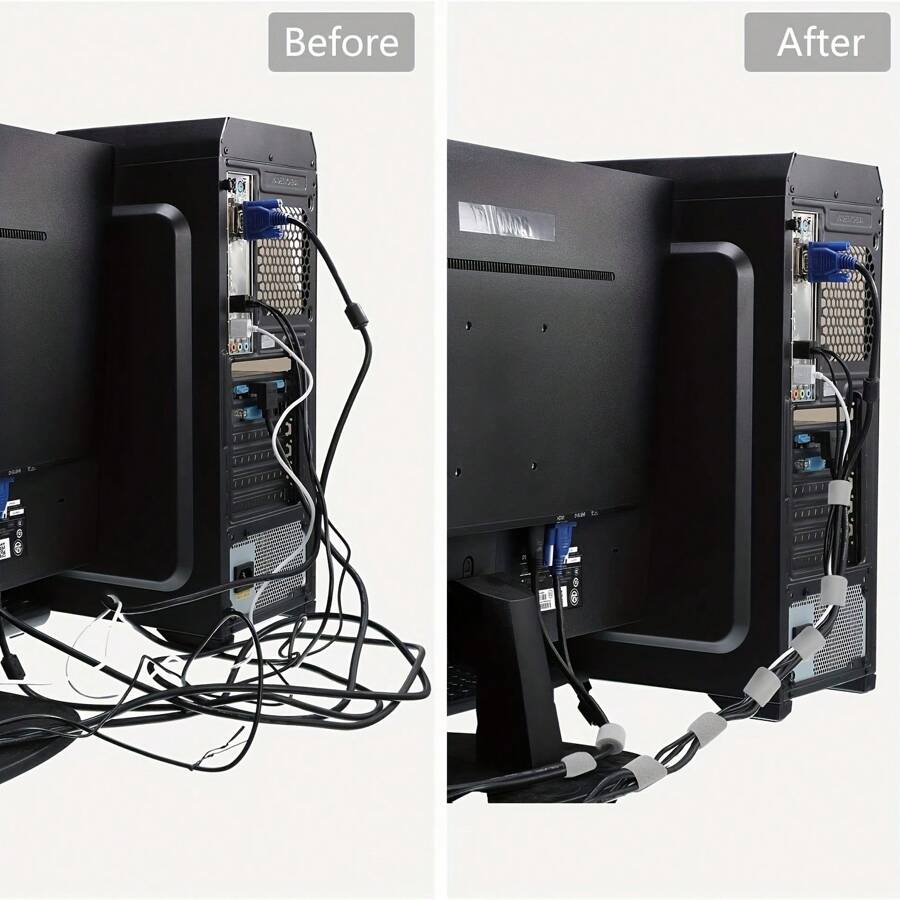 196.85 Inch Reusable Zip Ties - Multi-Purpose Cable Organizers For ...