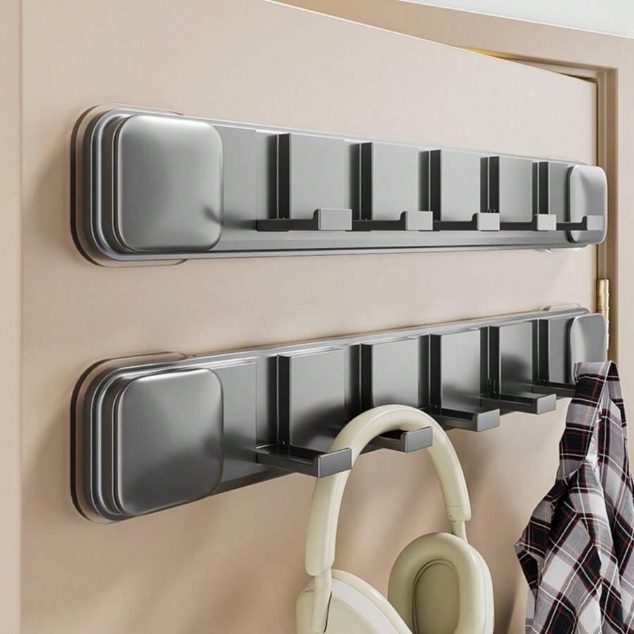 Contemporary Foldable Wall Hanger Hooks, Punch-Free, Versatile Towel ...