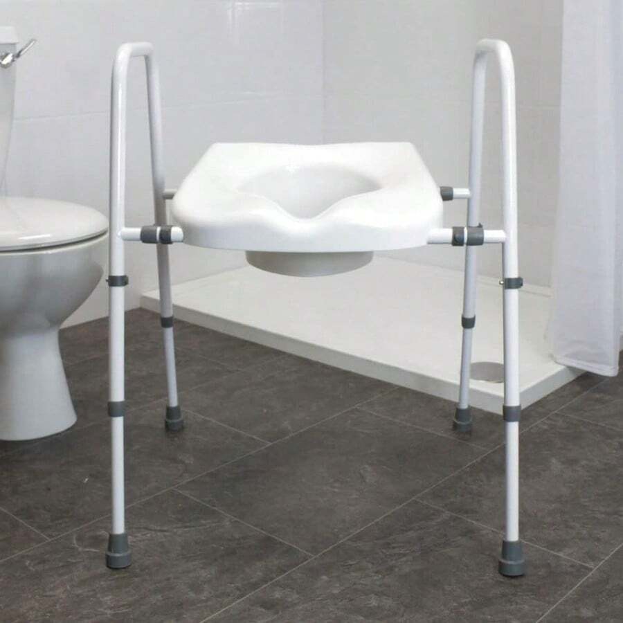 NRS Healthcare N36974 Mowbray Toilet Seat And Frame Lite - Width ...