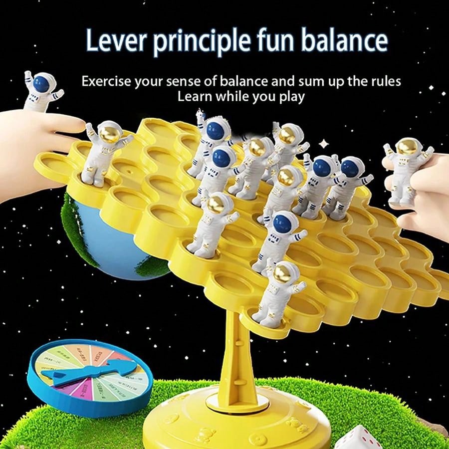 Kids Balance Tree Board Game Astronauts Frog Balance Board Tabletop ...