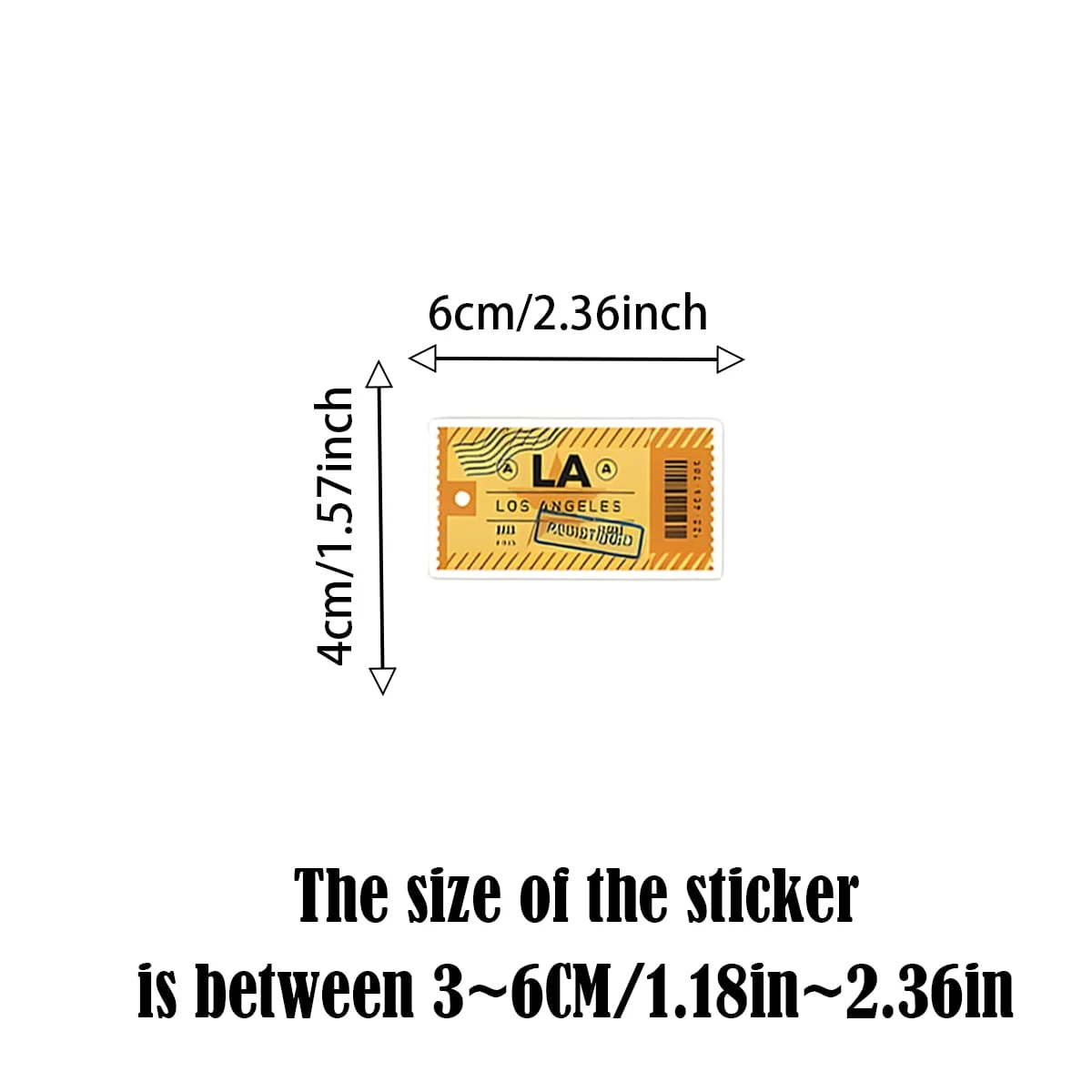 40pcs Vintage Travel Boarding Pass Stickers, Airplane Ticket & Boarding ...