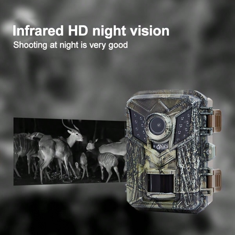 Câmera de Trilha Mini, Câmera de Caça HD com Ativação por Movimento ...
