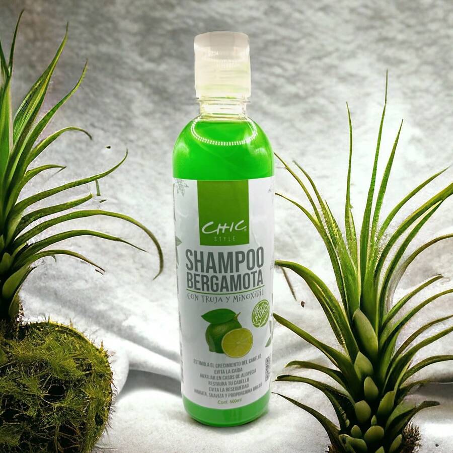 Bergamot Shampoo With Truja And Minoxidil-Anti-Hair Loss-Strengthens ...