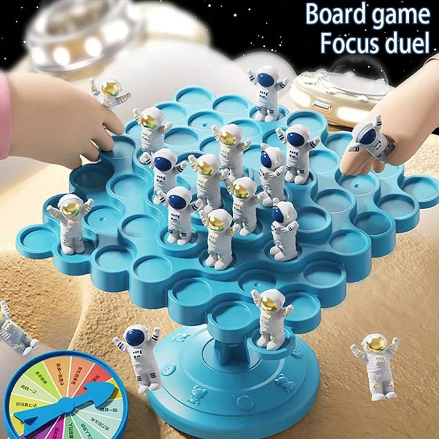 Kids Balance Tree Board Game Astronauts Frog Balance Board Tabletop ...