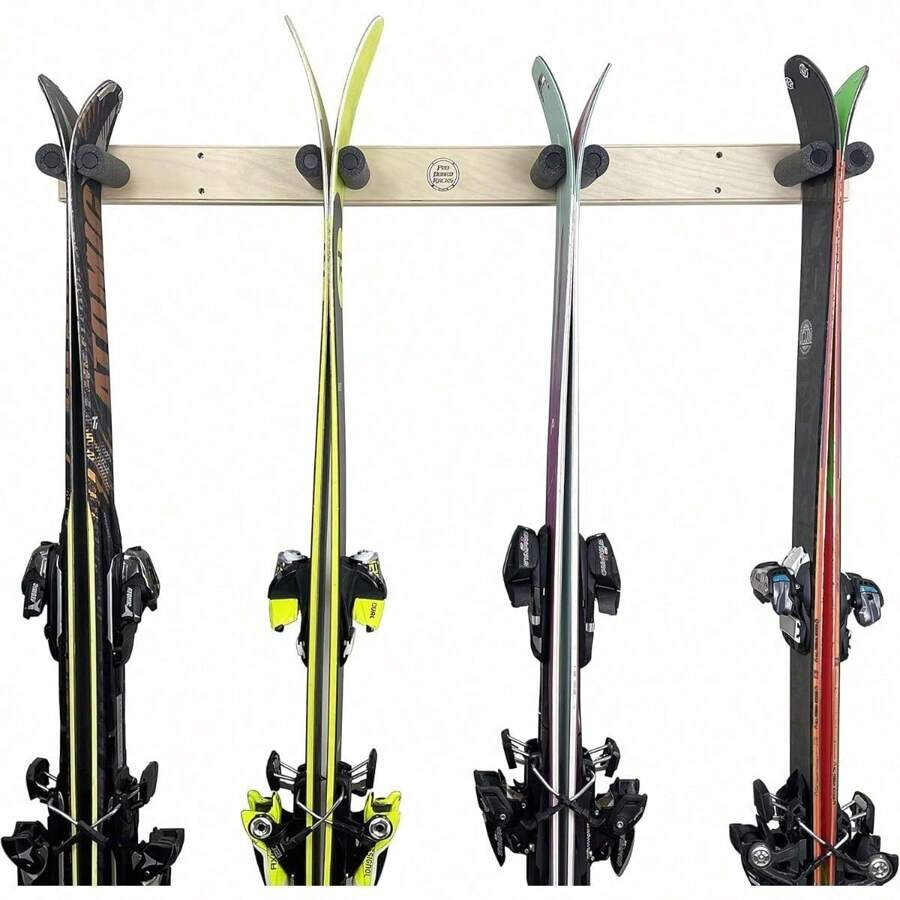 Ski Wall Rack Mount - 4 Vertical Sets Of Skis | SHEIN USA