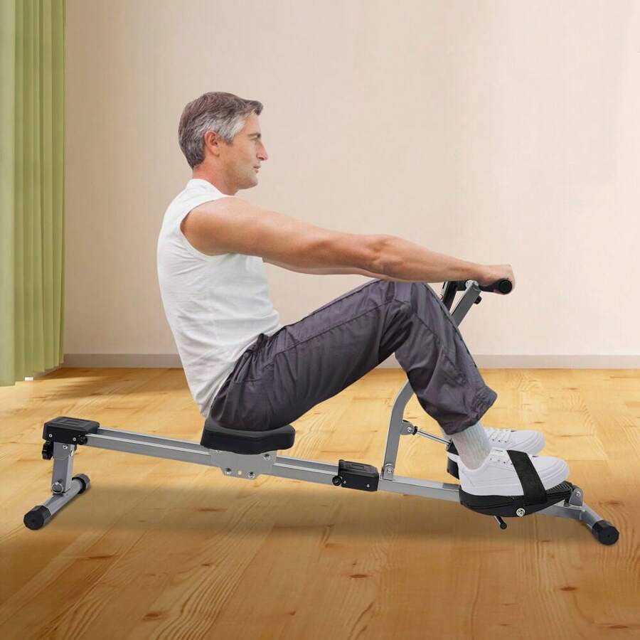 Home Rowing Foldable Rowing Exercise Machine Hydraulic Rowing Machine ...