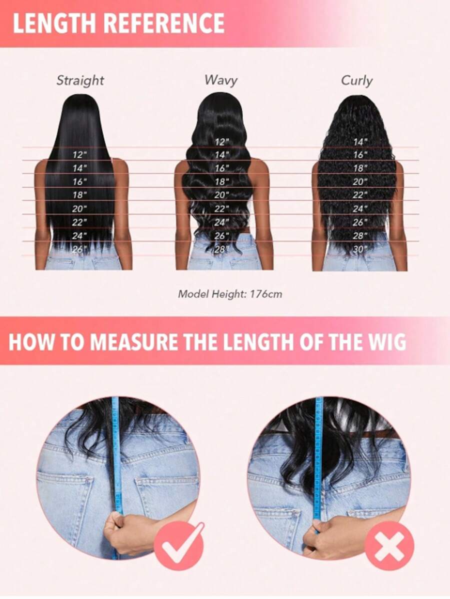 32-Inch Long Straight Synthetic Heat-Resistant Hair Extensions, Black 7 ...