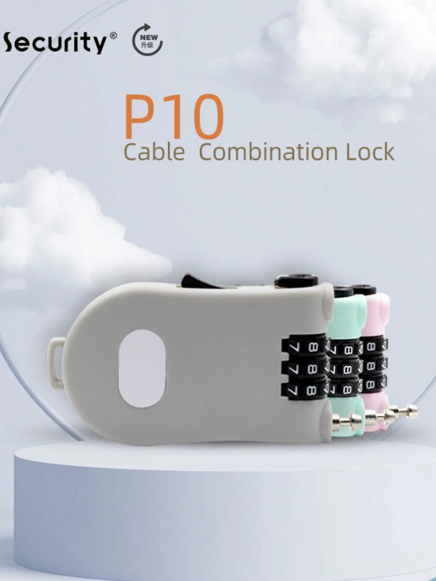 UP Security Combination Cable Lock, Cable Luggage Lock With 30 Inch ...