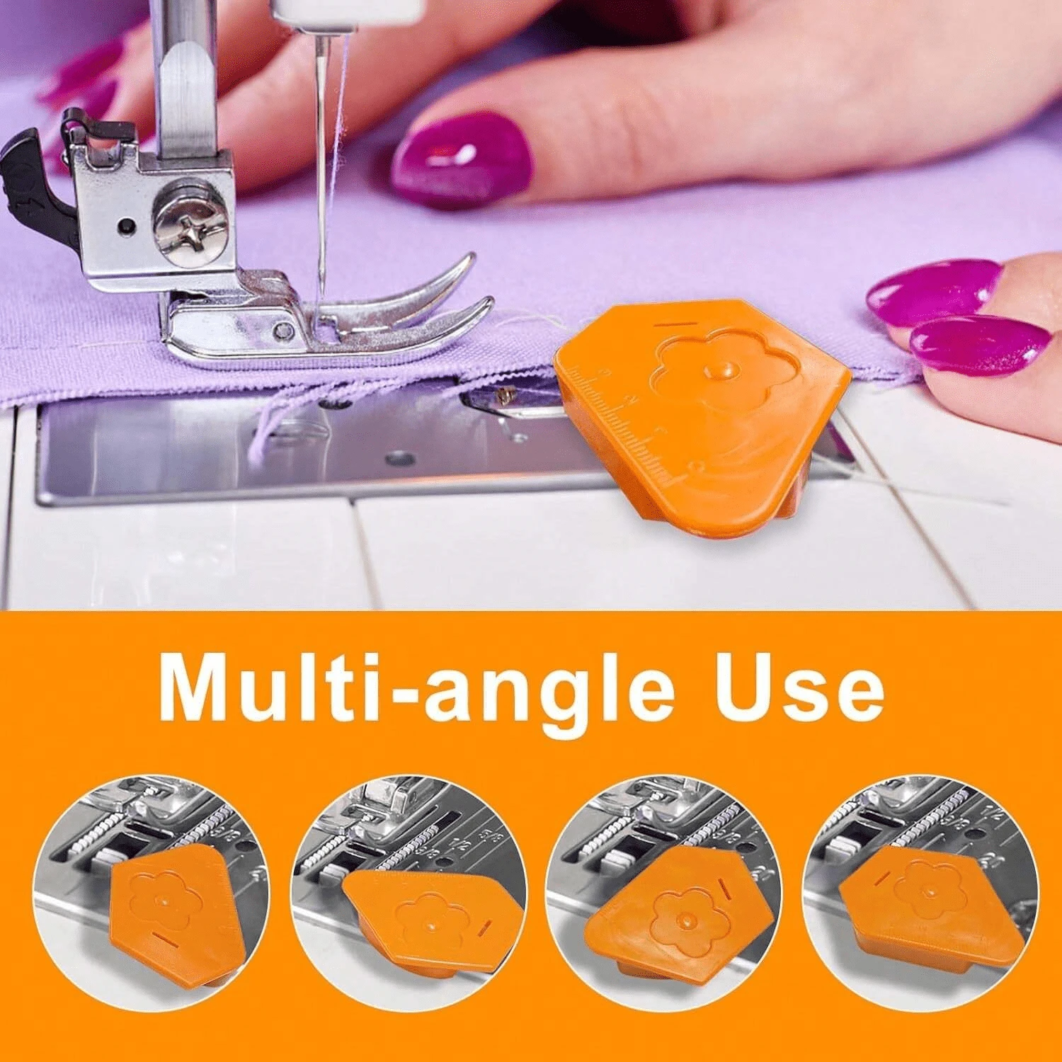 Magnetic Seam Guide For Sewing Machine, Polygonal Seam Guide Hemmer ...