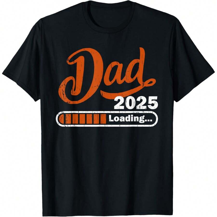 Dad Est 2025 Promoted To Dad 2025 Daddy Established 2025 T-Shirt 1 ...