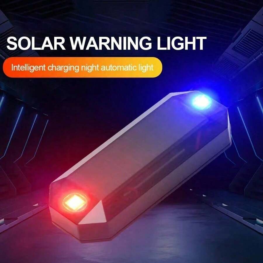 Mini LED Wireless Warning Light For Motorcycles, Anti-Theft Care, Avoid ...